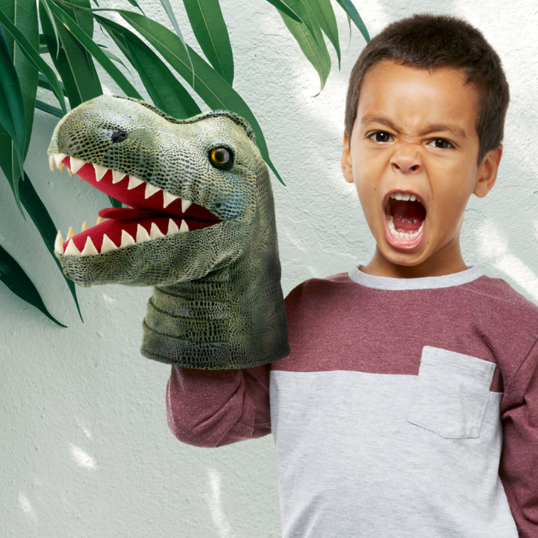 The Puppet Company (US) - T-Rex Dinosaur Puppet: T-Rex Large Dino Heads ...